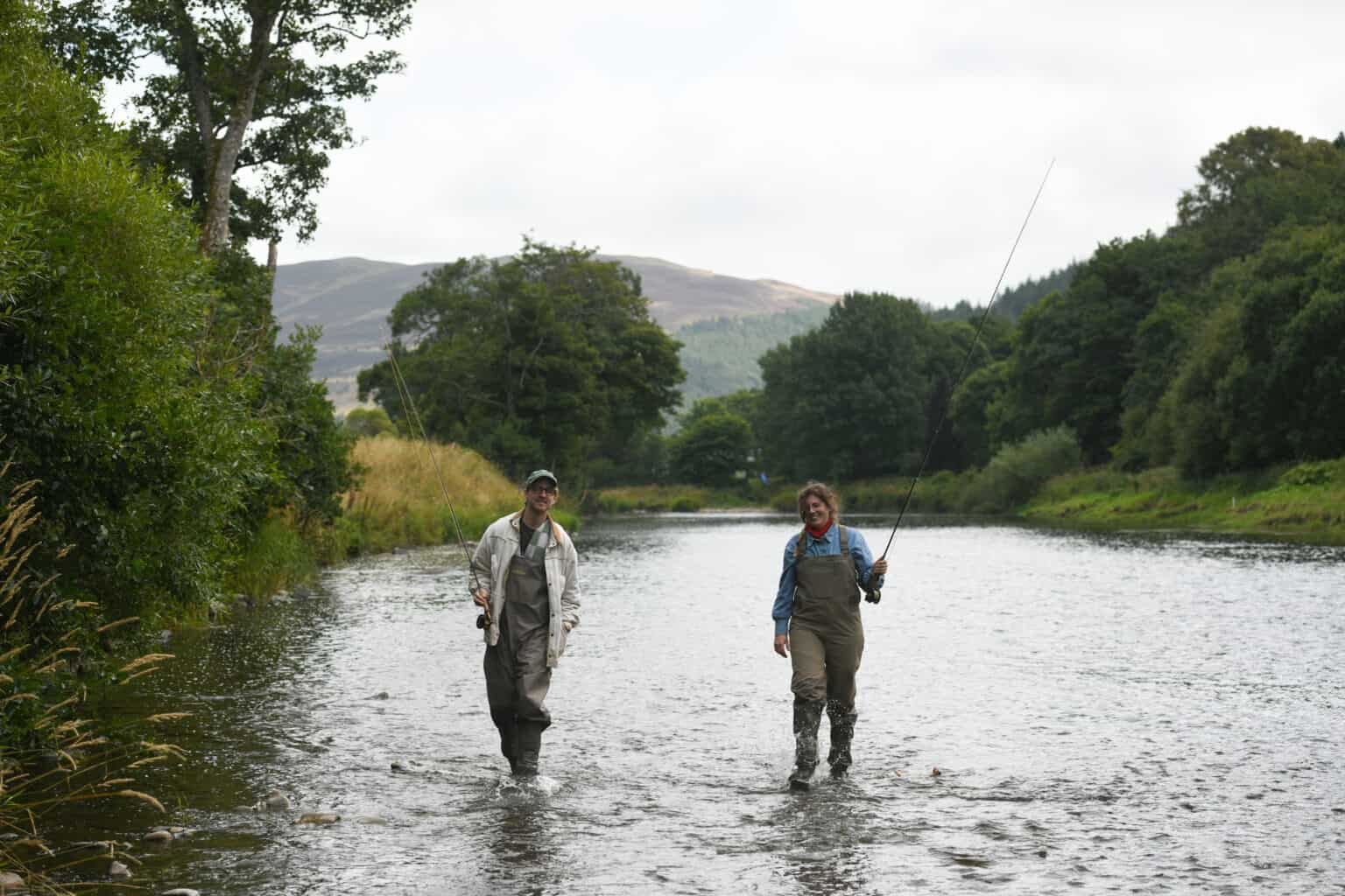 Wild Brown Trout Fishing in Scotland with Experienced Guides