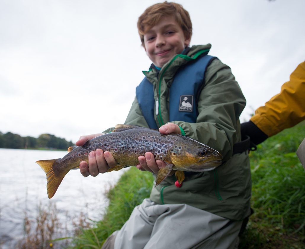 Kids Fishing Trips in Scotland for Salmon, Trout, Grayling and Pike